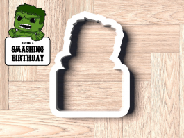 Hulk Plaque Cookie Cutter. Super Hero Cookie Cutter | TreeLittleTree